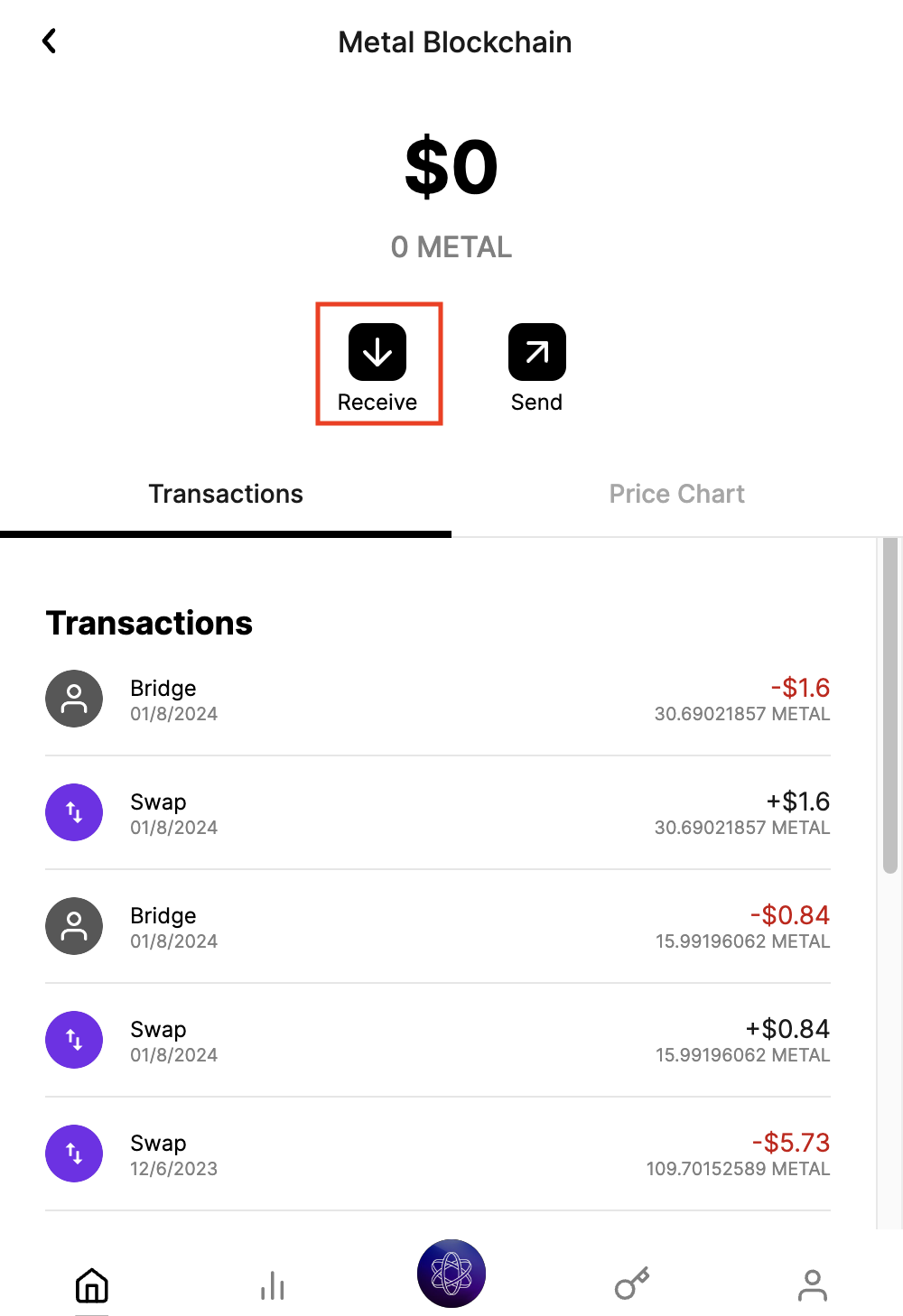 How do I deposit METAL from Metal Wallet to WebAuth? – Metal Blockchain ...